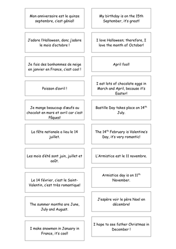 Teaching Resources: PowerPoint, Battleships & French -English matching ...