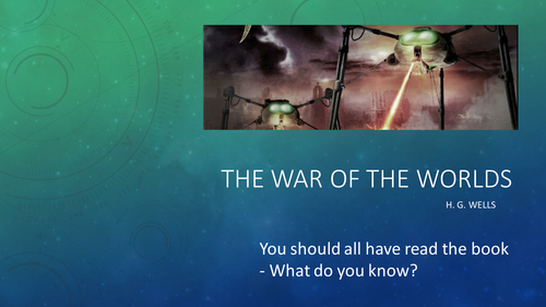 Scheme of Work: New OCR 9-1 GCSE in English Literature: War of the ...