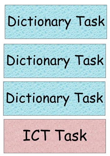 Literacy - Task Cards | Teaching Resources