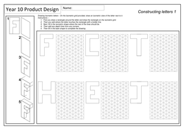 Isometric Drawing Exercise | Teaching Resources