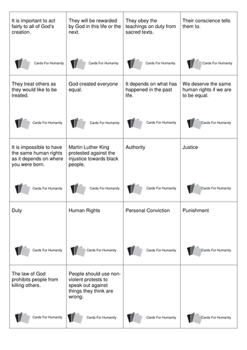 Religion and the State Revision Game Religious Studies GCSE Cards For ...