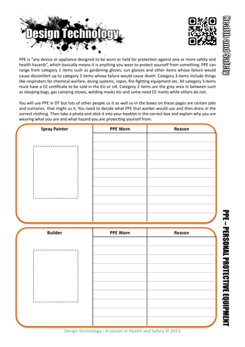 Health and Safety Worksheets and Activities - Full Set | Teaching Resources