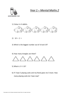 Key Stage 1, Year 1, maths worksheets | Teaching Resources