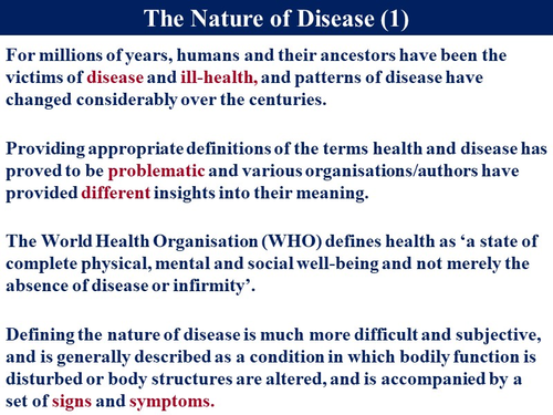 BioA_4.1.1 Pathogens & Disease - Introduction | Teaching Resources