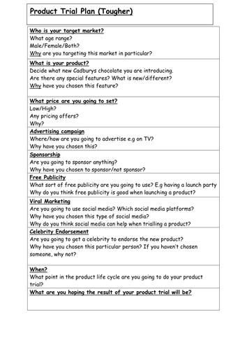 Product Trial and Repeat Purchase | Teaching Resources