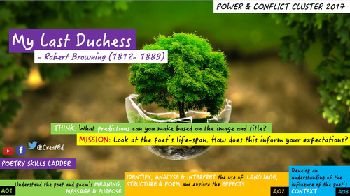 Teachers' Complete GCSE Poetry Bundle, Power & Conflict (ALL 15 POEMS ... Teachers' Complete GCSE Poetry Bundle, Power & Conflict (ALL 15 POEMS ...