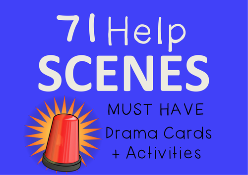 HELP SCENES Drama / English Scene Starters | Teaching Resources