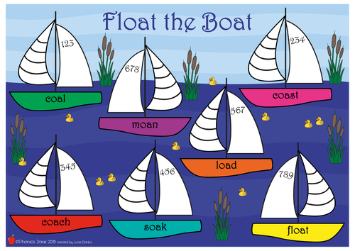 oa Phonics Game 'Float the Boat' | Teaching Resources