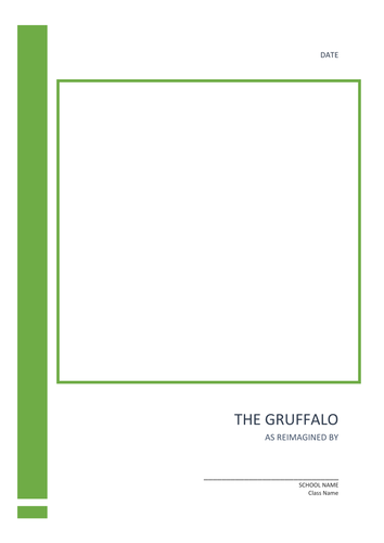 Editable guided writing template for The Gruffalo | Teaching Resources