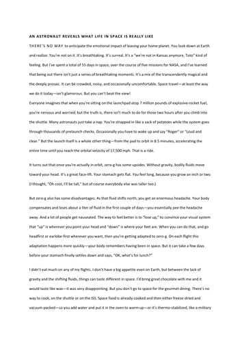 AQA GCSE English Language Unit 1 Writing Section Question 5 Revision ...