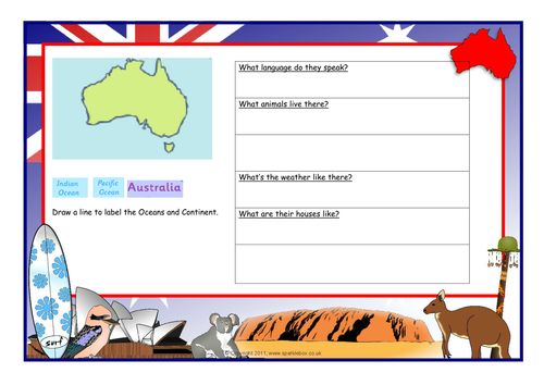 Year 1 Explorer sheets - 7 continents and oceans | Teaching Resources