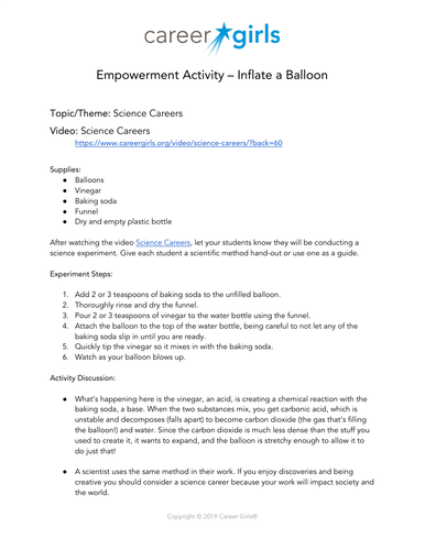 Why Choose STEM: Video-Based Career Exploration Lesson | Teaching Resources