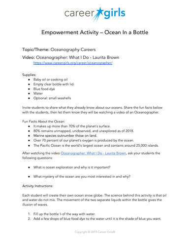 Science Careers: Video-Based Career Exploration Lesson | Teaching Resources