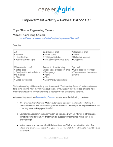 Engineering Careers: Video-Based Career Exploration Lesson | Teaching ...