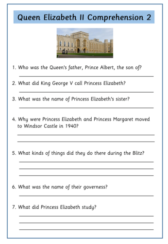 Queen Elizabeth II | Teaching Resources