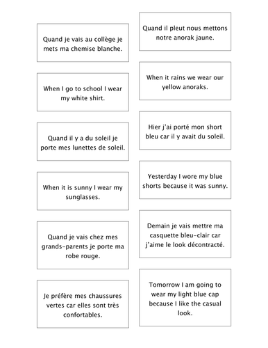French Teaching Resources. Possessive Adjectives Worksheet & French ...
