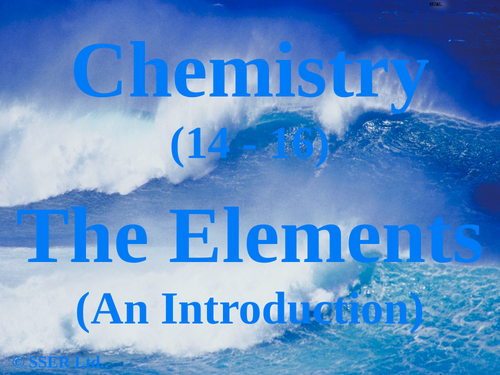 Chem_1.2 Elements - Introduction | Teaching Resources