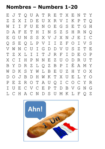 French Word Search pack for Juniors | Teaching Resources
