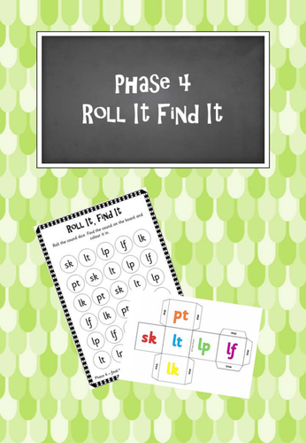 Phonics Phase 4 Roll It Spell It | Teaching Resources