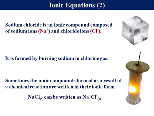 Chem_3.3 Balancing Equations & Ionic Equations | Teaching Resources