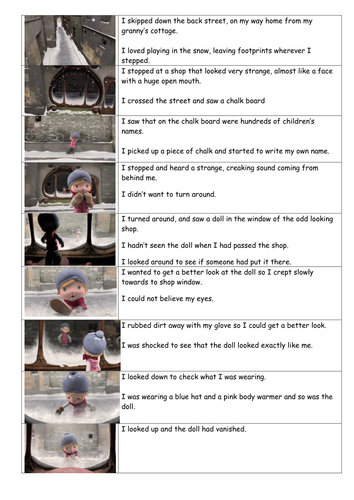 Alma (Video) Y5/6 first person story planning | Teaching Resources