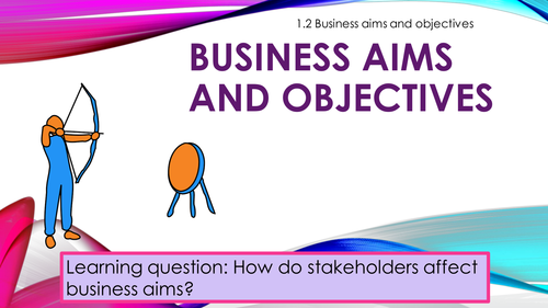 Business aims and objectives | Teaching Resources
