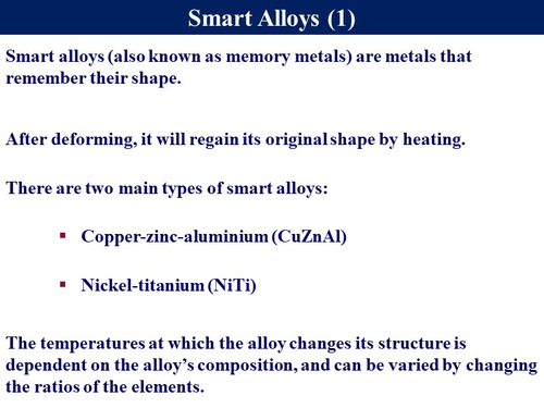 Chem_2.6 Metals - Structure, Properties & Uses | Teaching Resources