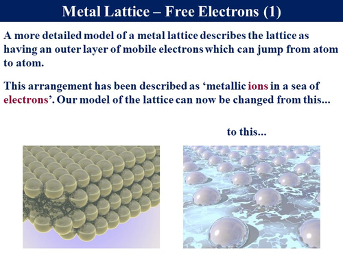 Chem_2.6 Metals - Structure, Properties & Uses | Teaching Resources