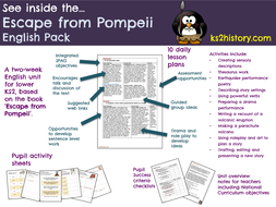 'Escape From Pompeii' Planning (Romans/Volcanoes) by KS2History ...