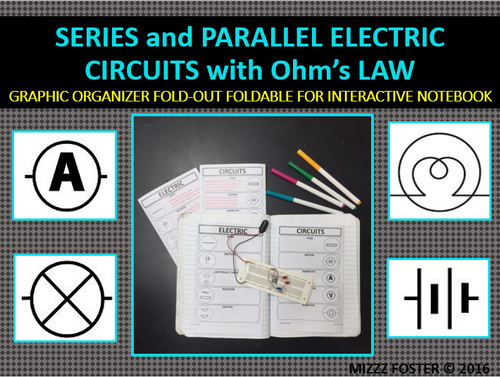 Series and Parallel Circuits Graphic Organizer Foldable for Interactive ...