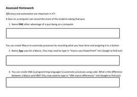 Visual Basic (VB) using PowerPoint for KS3 Computing | Teaching Resources