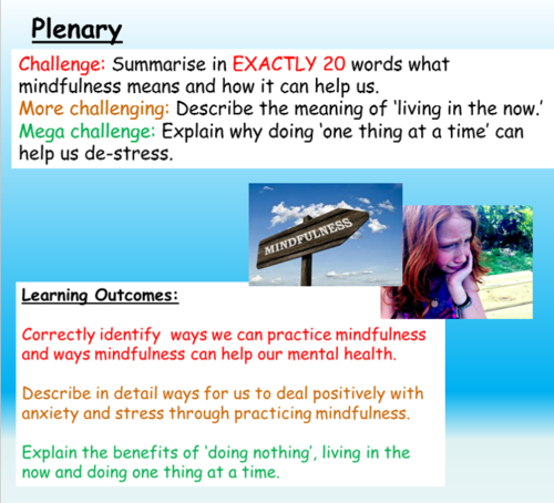 Mental Health, Wellbeing, Anxiety + Mindfulness PSHE | Teaching Resources