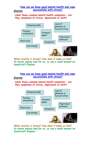Mental Health, Wellbeing, Anxiety + Mindfulness PSHE | Teaching Resources
