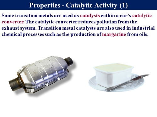 Chem_1.10 The Transition Metals | Teaching Resources