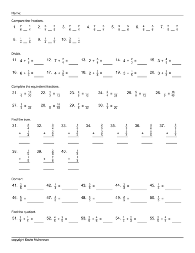 Bundle Maths Worksheets KS2 Fractions Rounding Shapes Table Drills ...