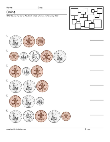 Teaching Resources 100 worksheets Coins KS1 Teachers Counting KS1 KS2 ...