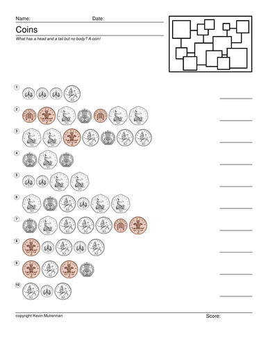 Teaching Resources 100 worksheets Coins KS1 Teachers Counting KS1 KS2 ...