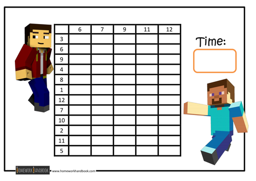 Times Table Speed Grids by Ram - Teaching Resources - TES