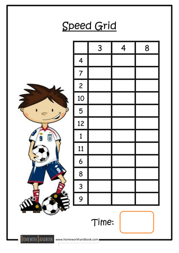 Times Table Speed Grids by Ram - Teaching Resources - TES