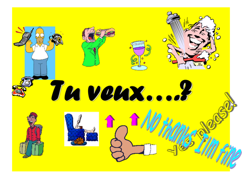 French Teaching Resources. PowerPoint: Tu veux + activity? On exchange ...