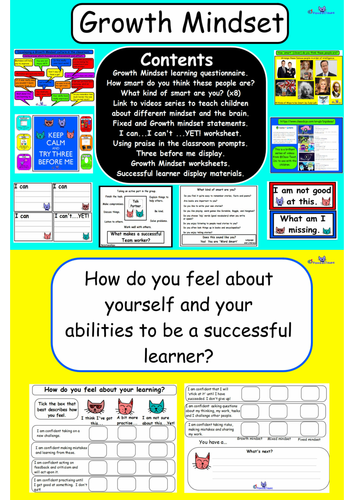 Growth Mindset Resources and Activities | Teaching Resources