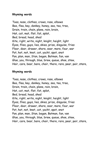 Year 2 Poetry Planning and resources | Teaching Resources