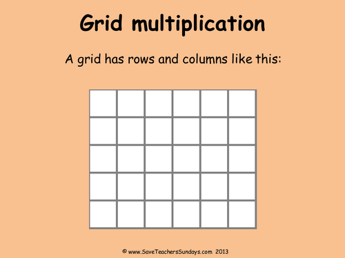Grid Method Multiplication Worksheets, Lesson Plans, Model, Guide ...