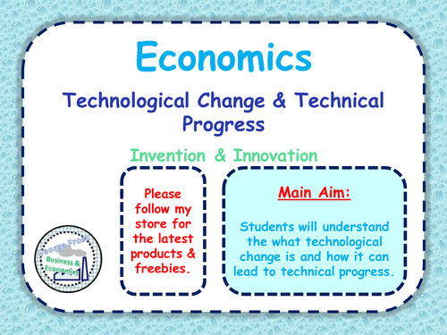 Technological Change & Technical Progress - Invention & Innovation ...