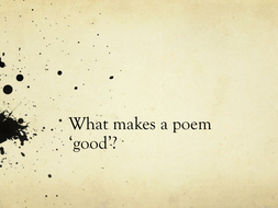 What is Poetry? Powerpoint (Whole Lesson) | Teaching Resources