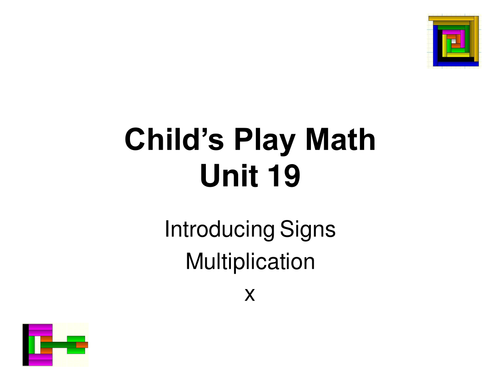 Child's Play Maths Video Tutorials Units 17 - 20 | Teaching Resources
