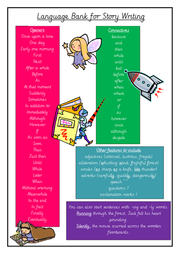 Story Language Bank | Teaching Resources