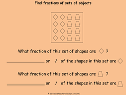 Fractions of a Set KS2 Worksheets, Lesson Plans, PowerPoint, and ...