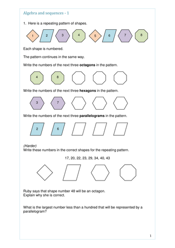 Maths KS2 Algebra. Full bundle of resources to cover the entire specs ... Maths KS2 Algebra. Full bundle of resources to cover the entire specs ...