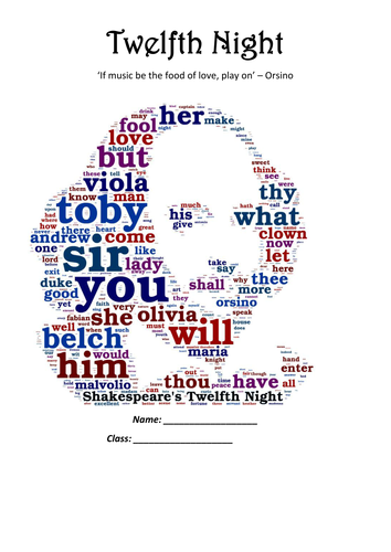 Twelfth Night Resource Booklet | Teaching Resources